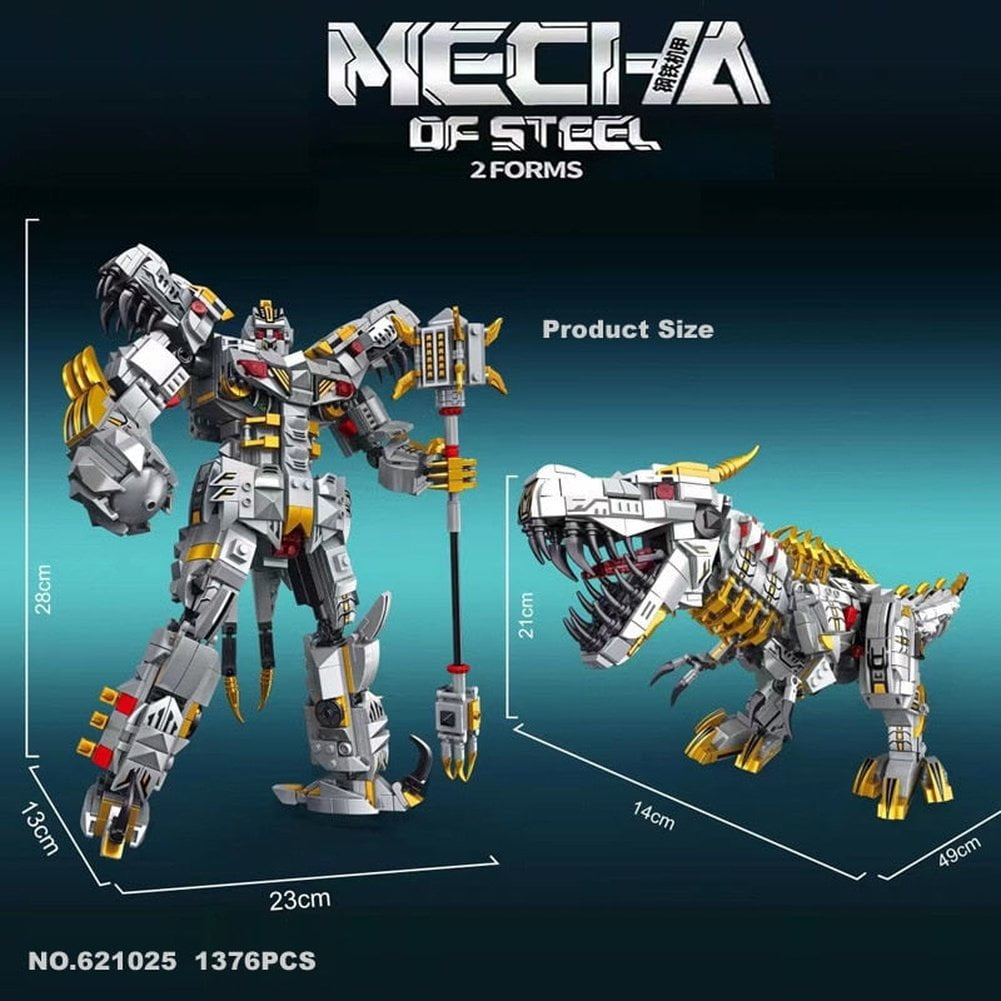 MOC NON New 2IN1 Transformer Building Blocks Robot Deformation Large ...