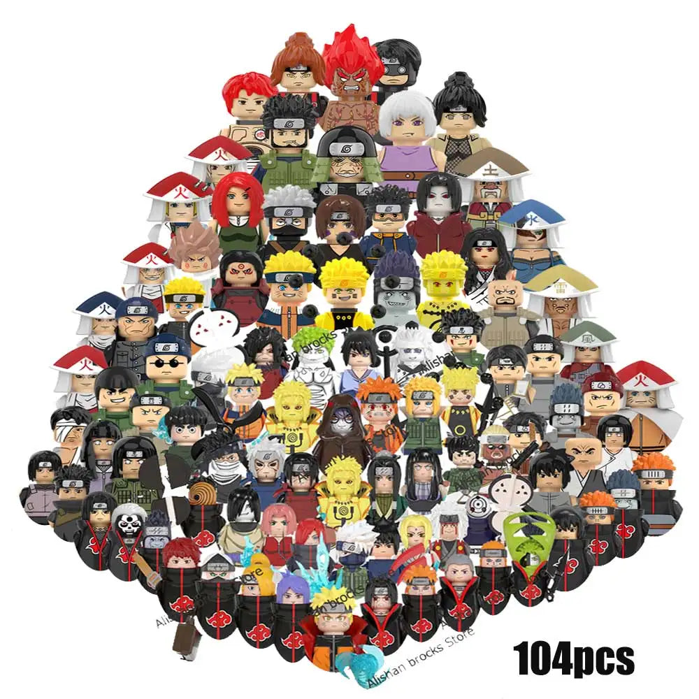 MOC NON Shipped International Naruto blocks Building Blocks Anime ...