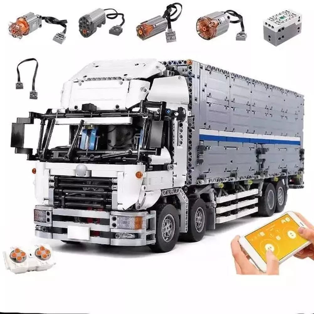 MOC Compatible 13139 Technical Car The MOC Tow Wing Body Container ...