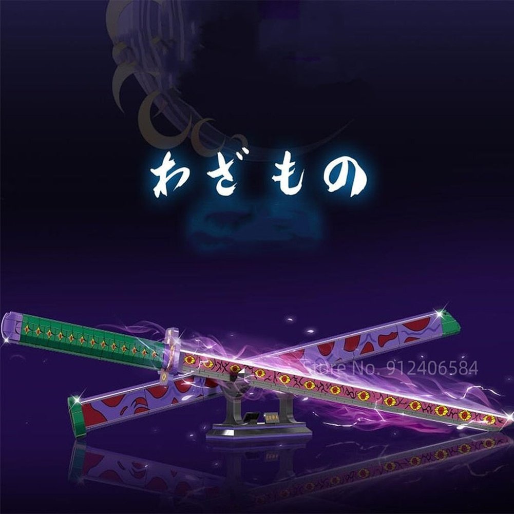 Custom MOC Same as Major Brands! Anime Demon Slayer Nichirin Sword ...