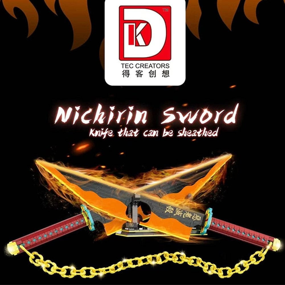 Custom MOC Same as Major Brands! Anime Demon Slayer Nichirin Sword ...