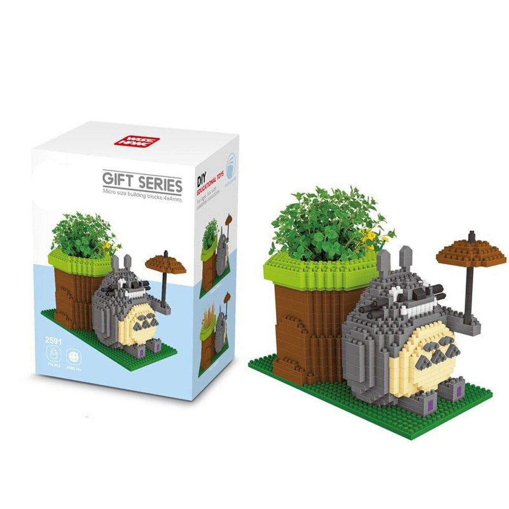 MOC NON Micro Blocks Building Toy Bricks Funny Seeding Grow Plant 3D ...
