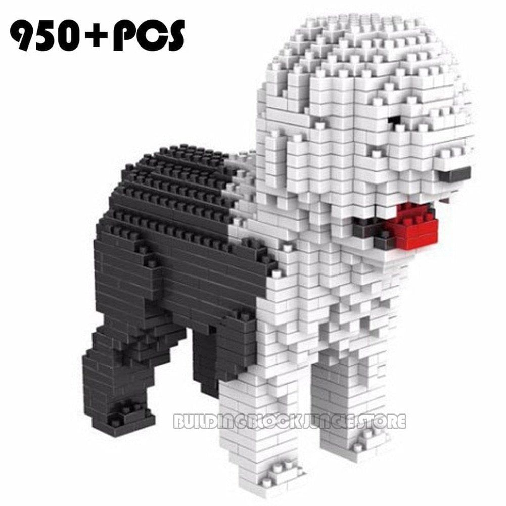 MOC NON LEGO New Cartoon Dog Mini Block Beagle Hound Schnauzer ...
