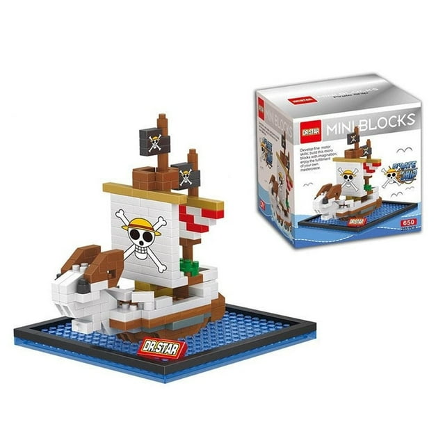 Custom Moc Mini Figures Pirate Ship Building Blocks Compatible With
