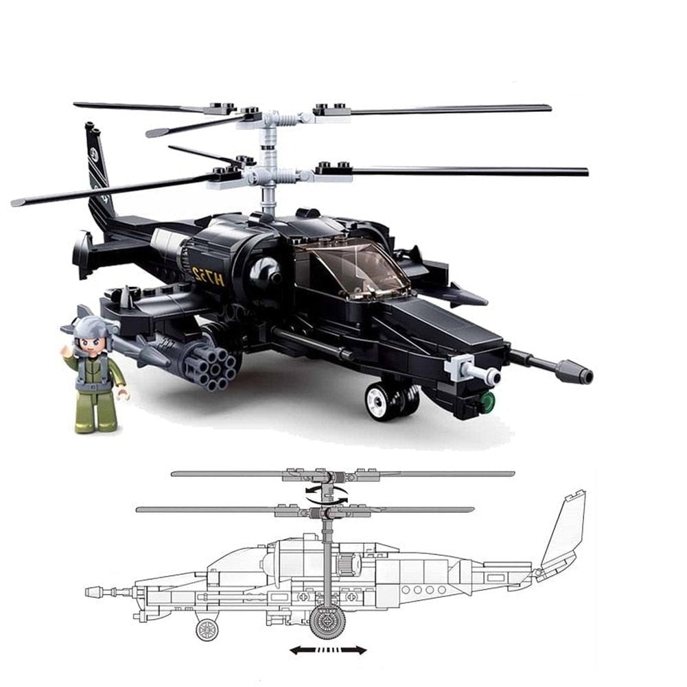 MOC Compatible Soldier King of Jaeger AH-1Z VIPER Gunship Armed ...