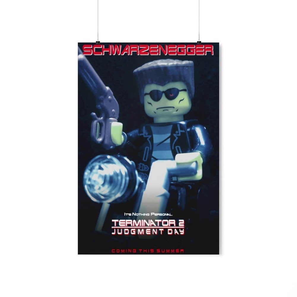Custom MOC Same as Major Brands! Terminator 2 LEGO Movie Wall Art ...