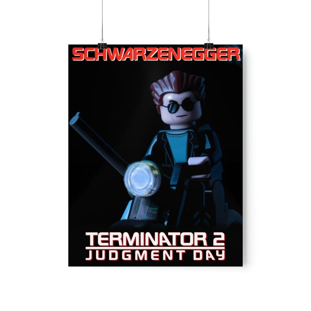 Custom MOC Same as Major Brands! Terminator 2 LEGO Movie Wall Art ...
