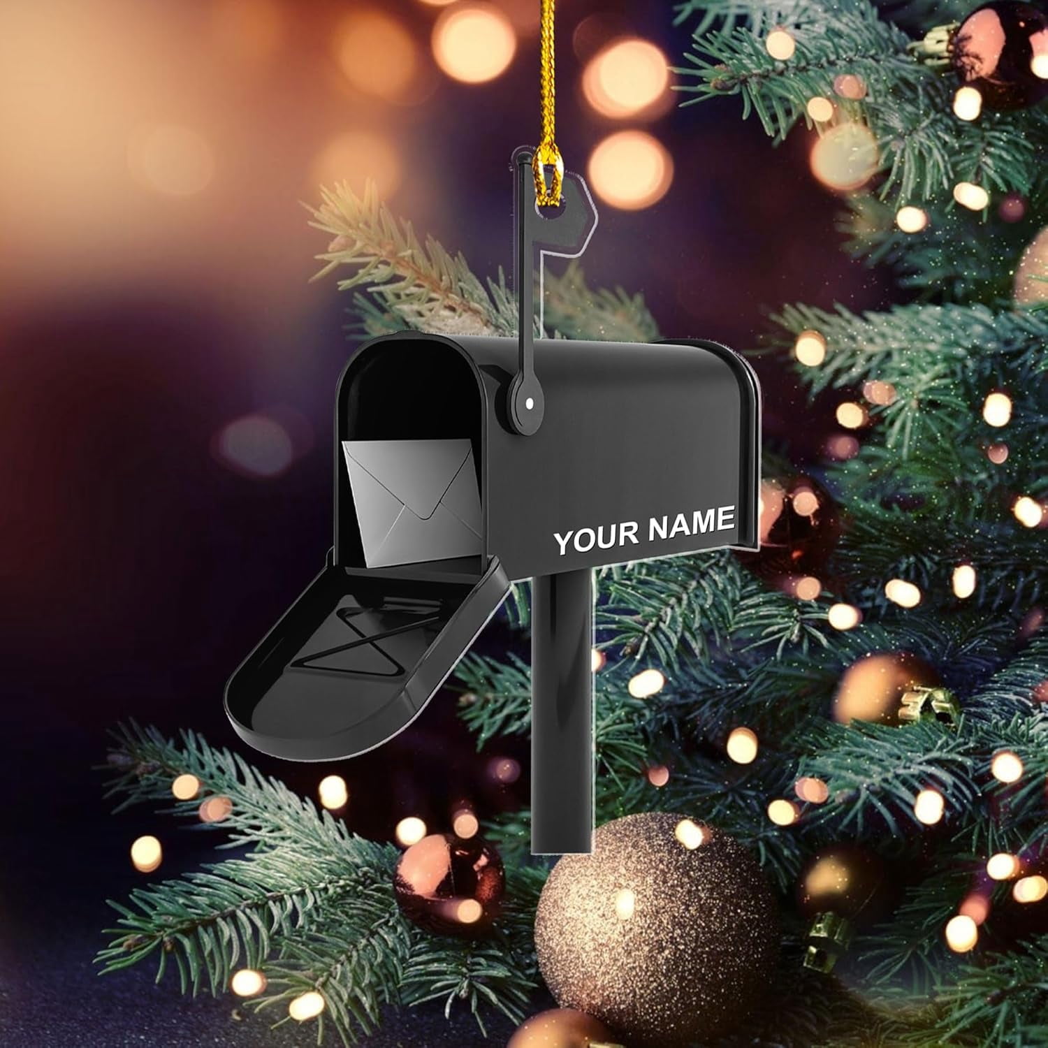 Custom Mailbox Ornament 2025 Mailbox Christmas Ornaments Post Office ...