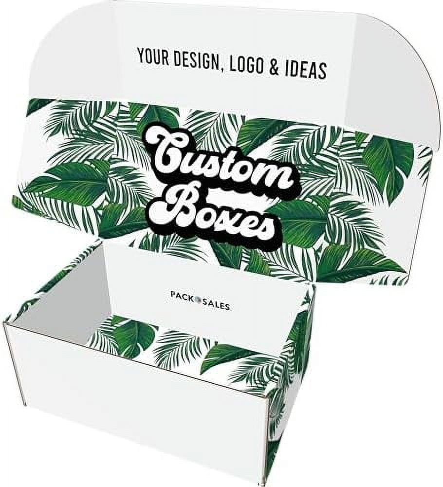 Custom Mailer Boxes (25 Pack) - Printed Packaging with Logo for Small ...