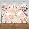 Custom Makeup Birthday Backdrop Spa Makeup Happy Birthday Backdrop ...