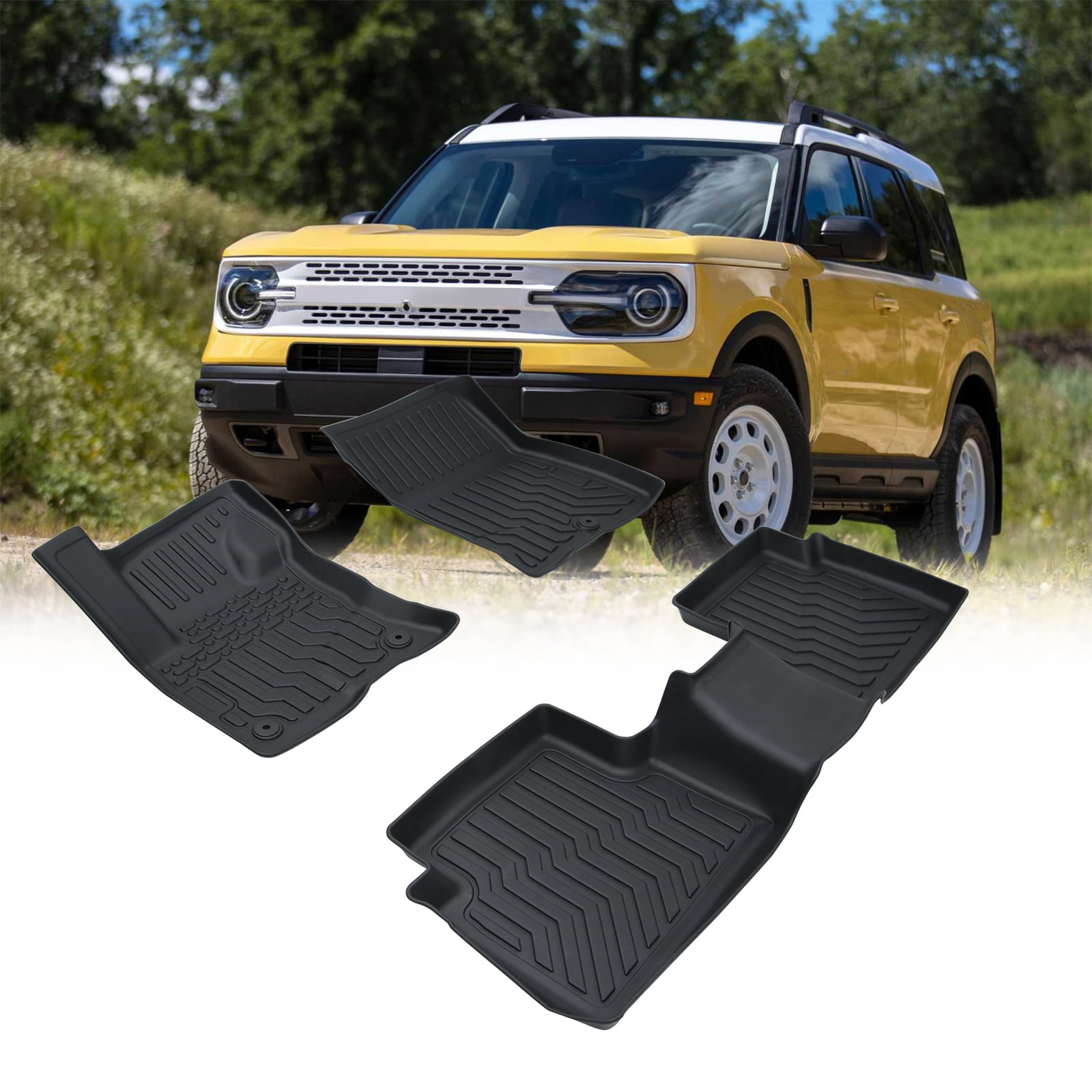 Custom Making Car Floor Mats Compatible With 2021-2022 Ford Bronco ...