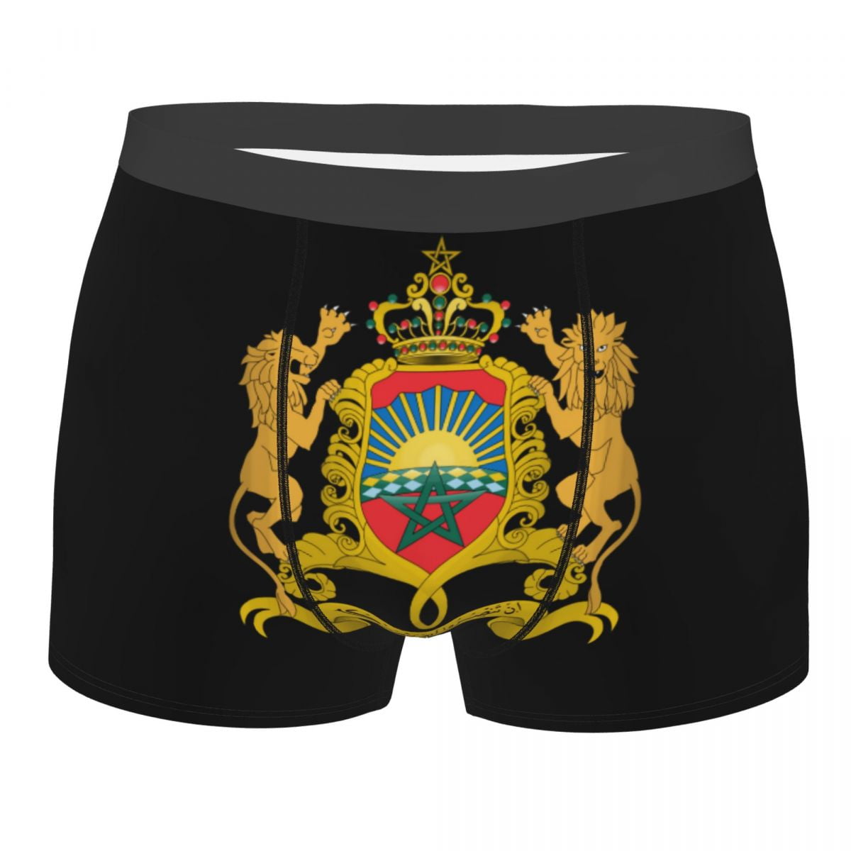 Custom Male Sexy The Flag Of Morocco Underwear Moroccan Patriotic Boxer ...