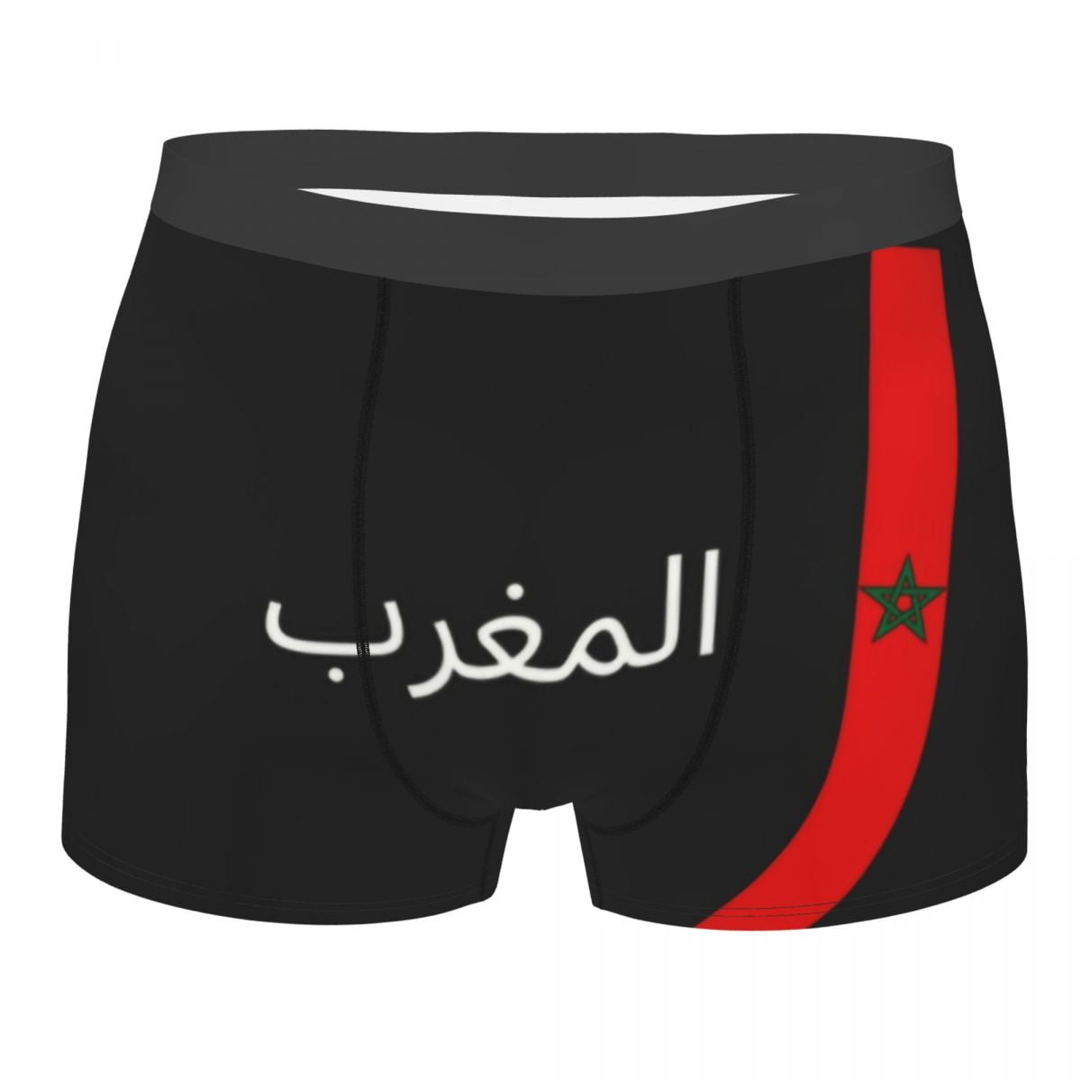 Custom Male Sexy The Flag Of Morocco Underwear Moroccan Patriotic Boxer ...