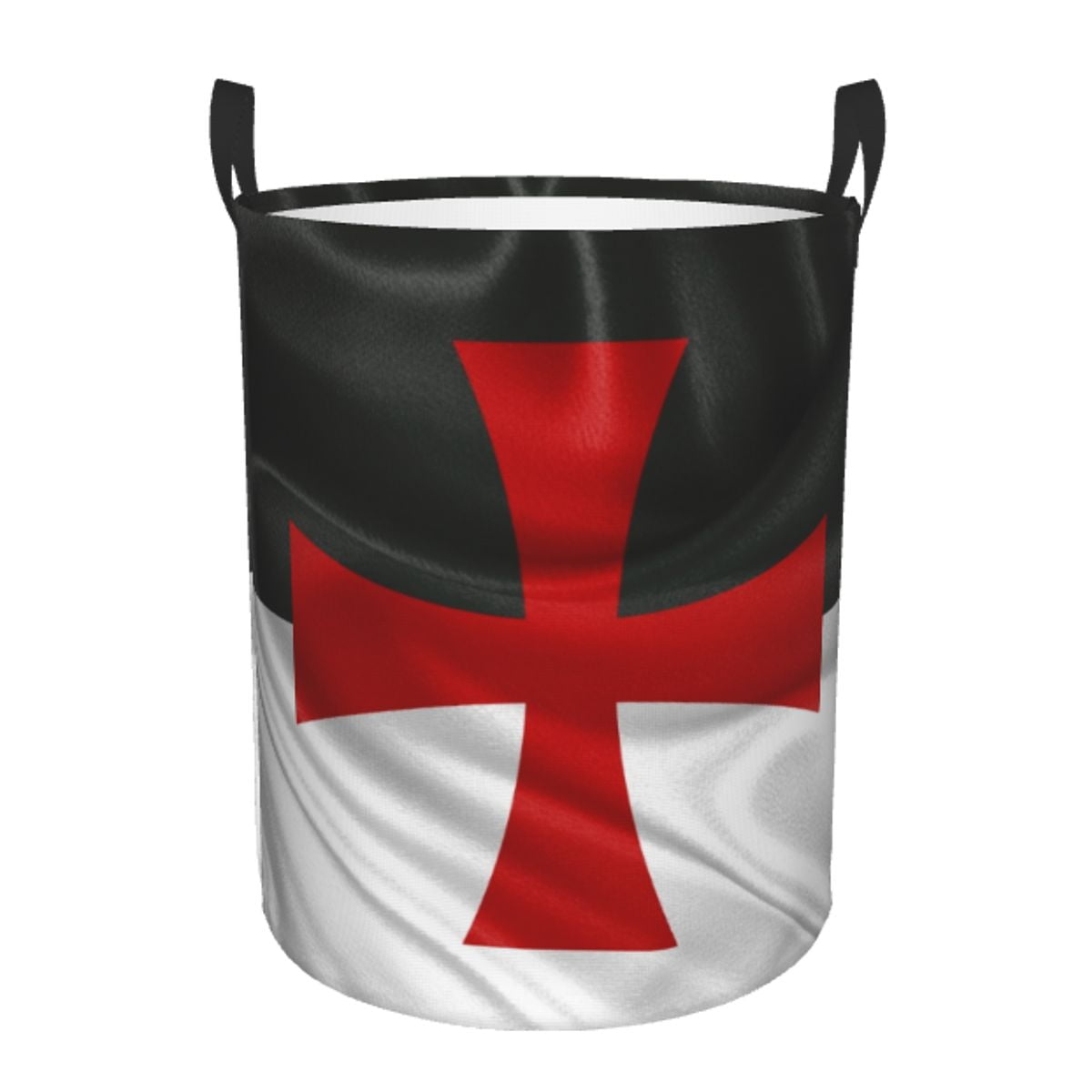 Custom Malta Knights Cross Laundry Hamper Large Storage Basket Knights ...