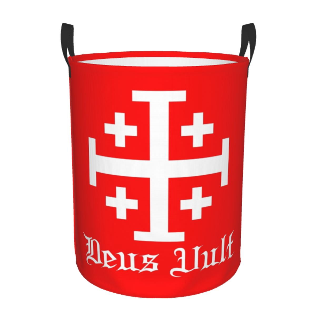 Custom Malta Knights Cross Laundry Hamper Large Storage Basket Knights ...