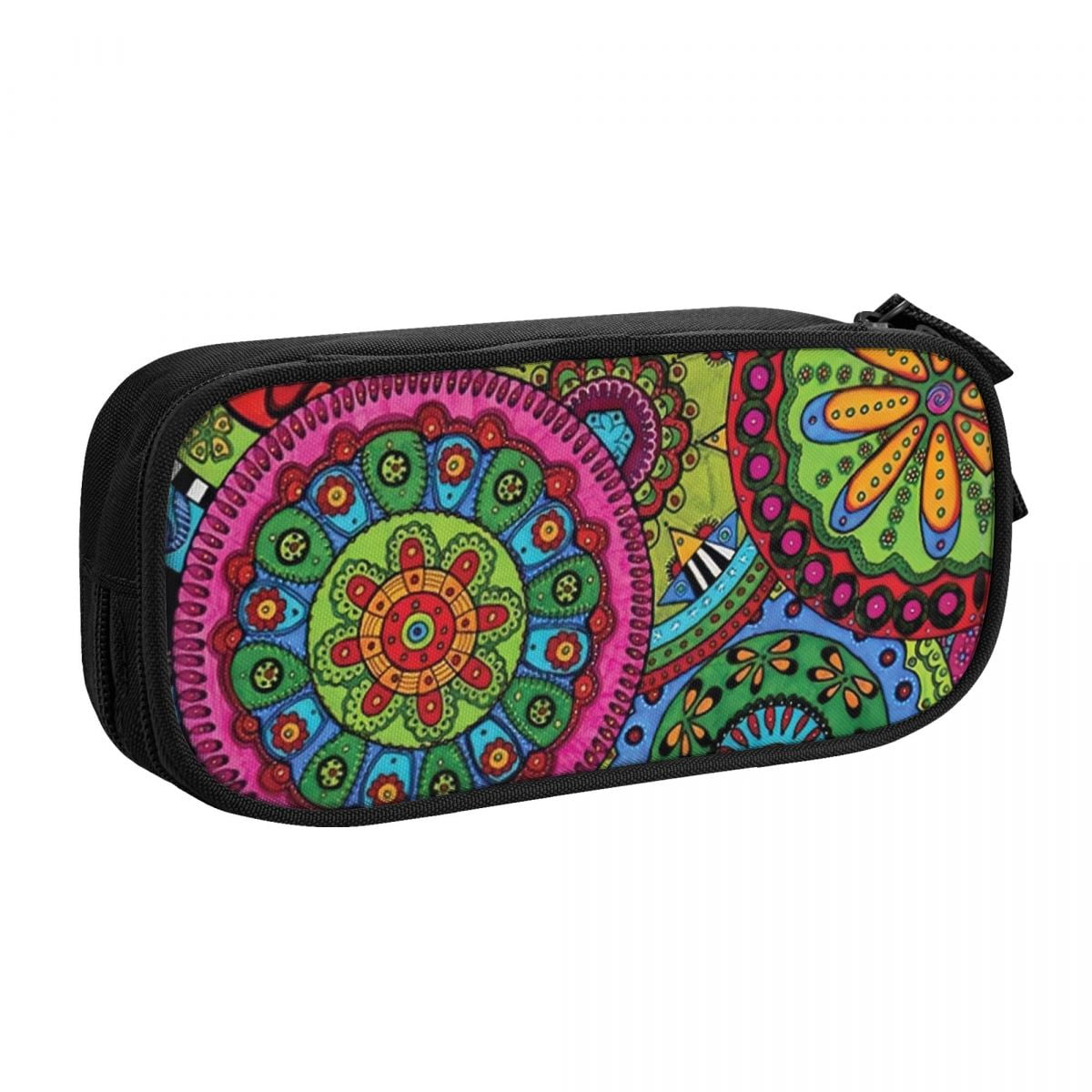 Custom Mandala Flower Deanfun Colorful Cute Pencil Cases Large Capacity ...