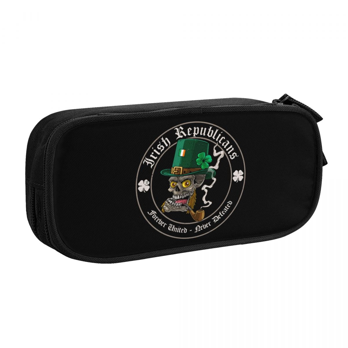 Custom Mask With Ireland Flag Mouthguard Kawaii Pencil Case Large ...