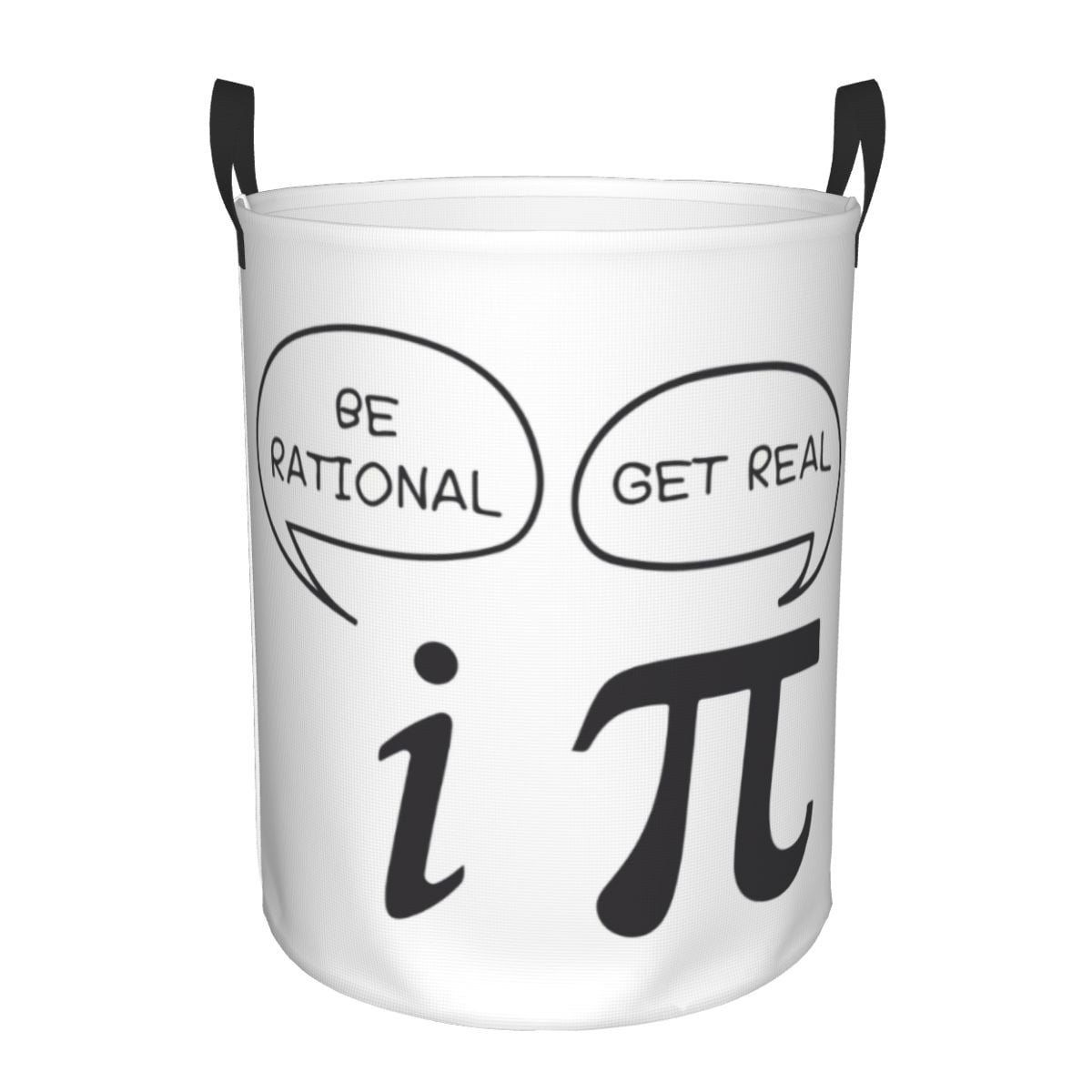 Custom Math Symbol Laundry Basket Collapsible Large Clothing Storage ...