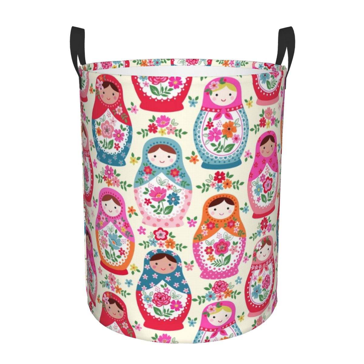 Custom Matryoshka Doll Russia Russian Folk Art Laundry Basket ...
