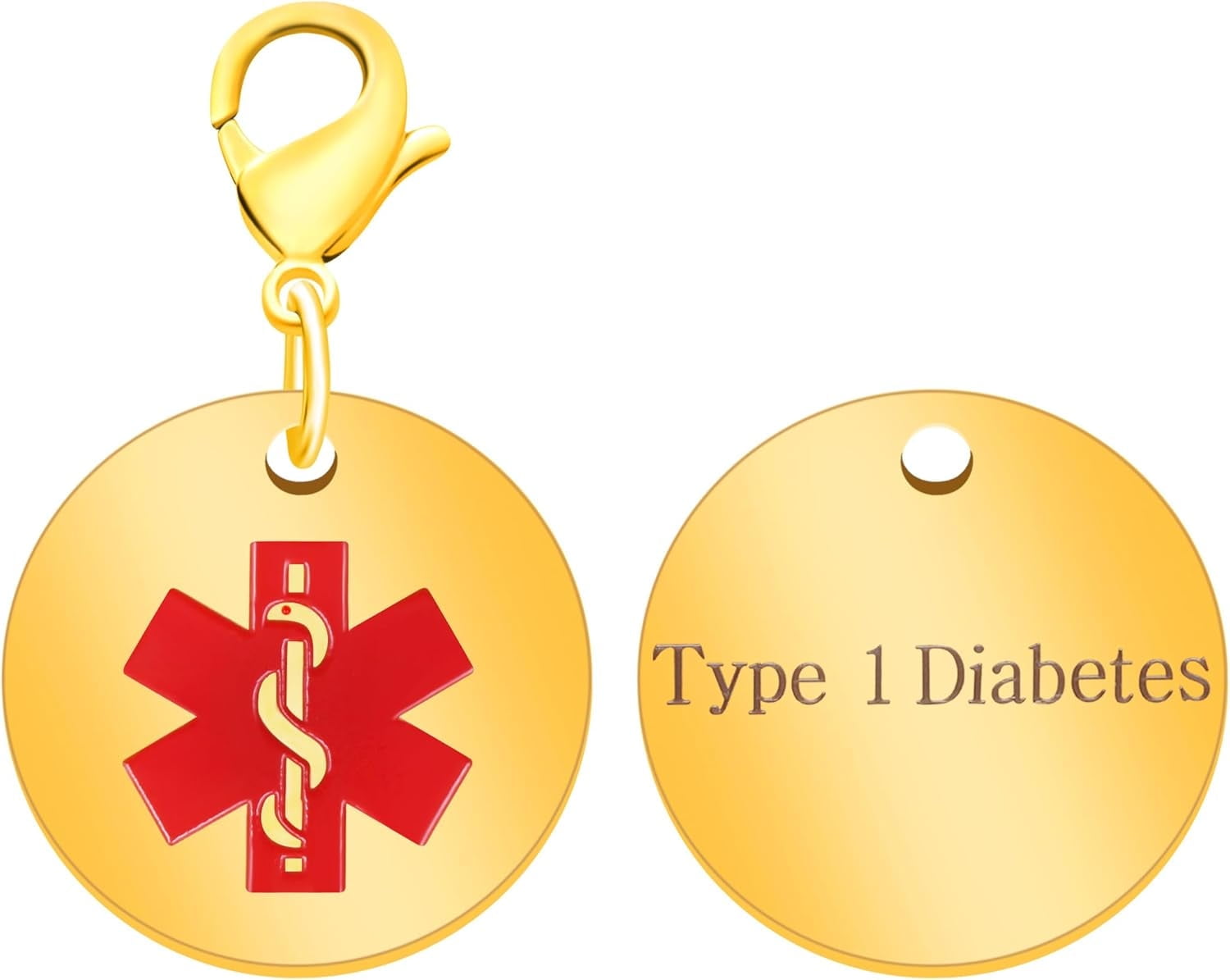 Custom Medical ID Keychain for Men Women Seniors – Waterproof Stainless ...