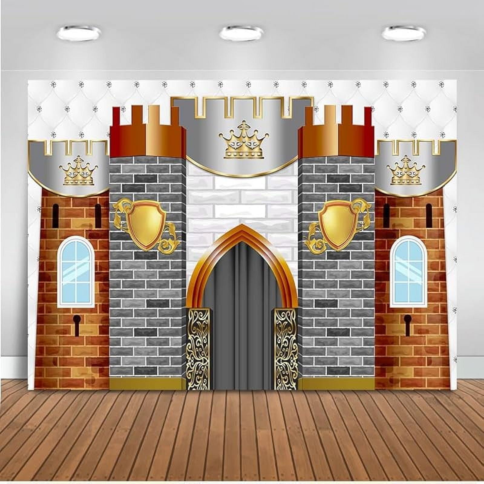 Custom Medieval Castle Backdrop Royal Knight Decorations Castle Wall ...
