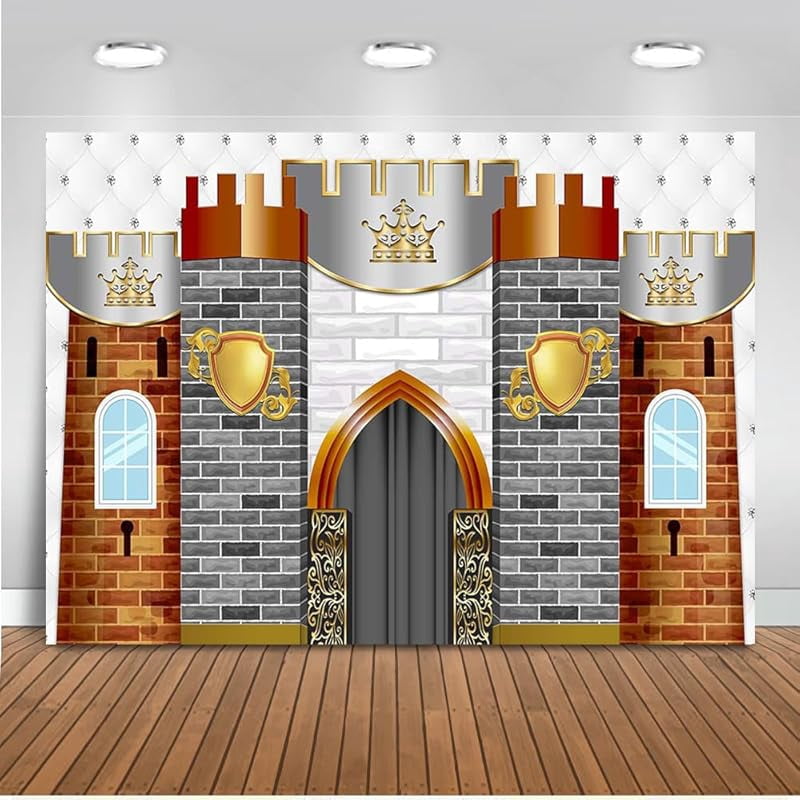 Custom Medieval Castle Backdrop Royal Knight Decorations Castle Wall ...