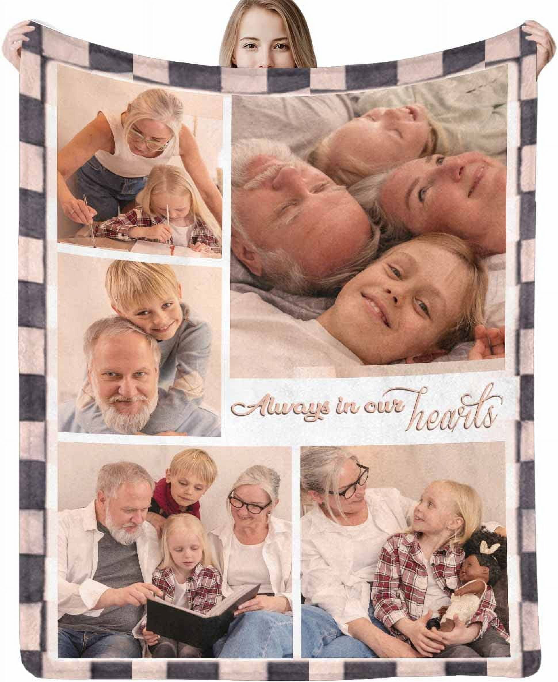 Custom Memorial Blanket for Loss of Loved One - A Letter from Heanven ...