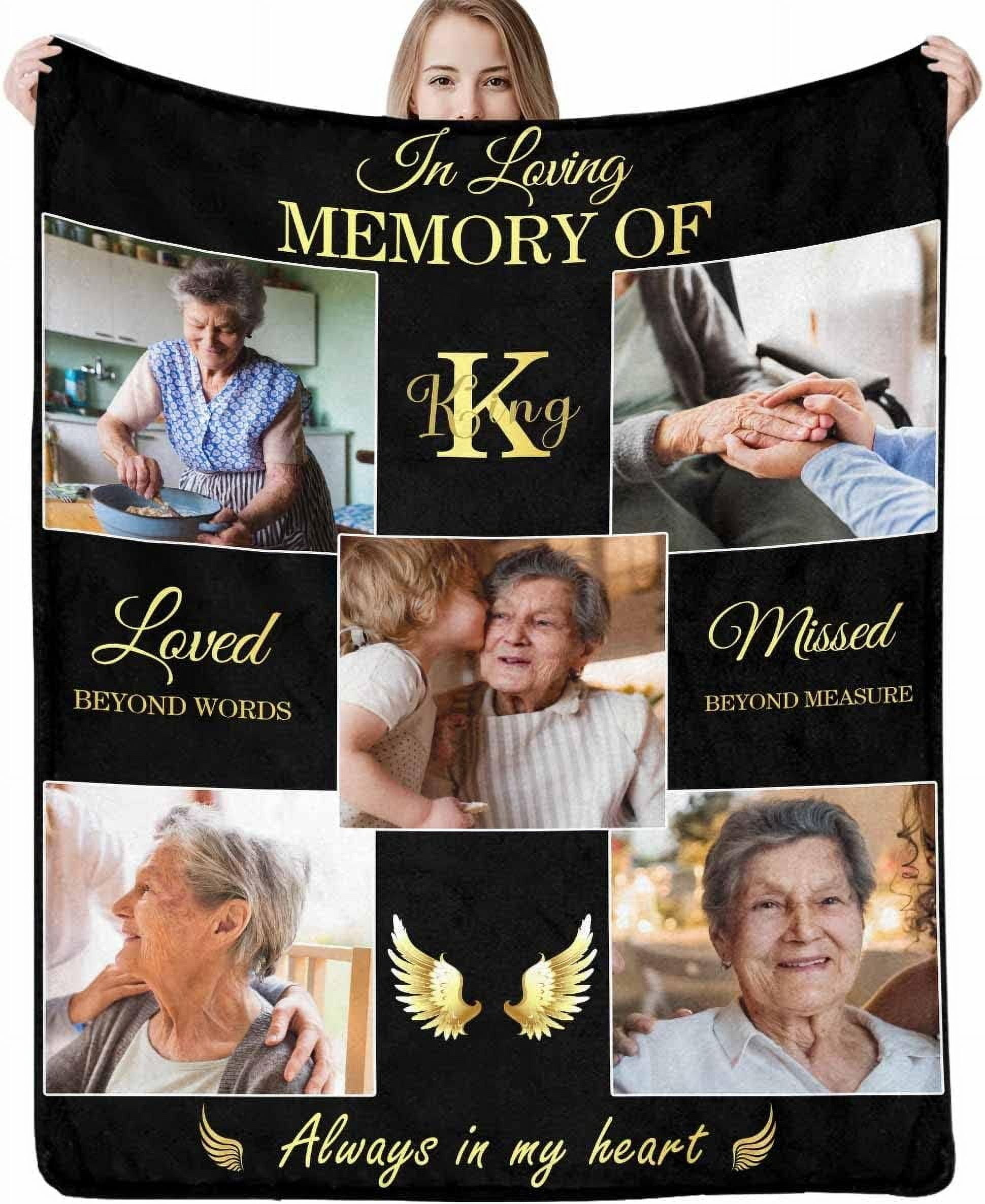 Custom Memorial Blanket for Loss of Loved One - A Letter from Heanven ...