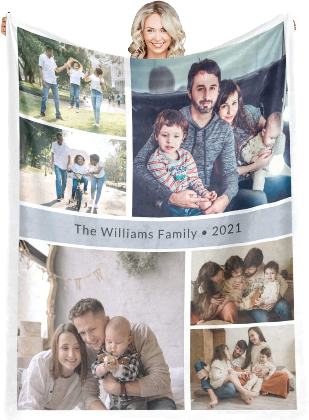 Custom Memorial Blankets with Photo Personalized in Loving Memory ...