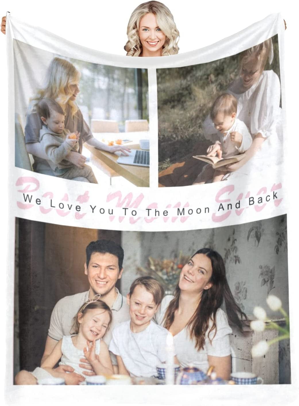 Custom Memorial Blankets with Photo Personalized in Loving Memory ...