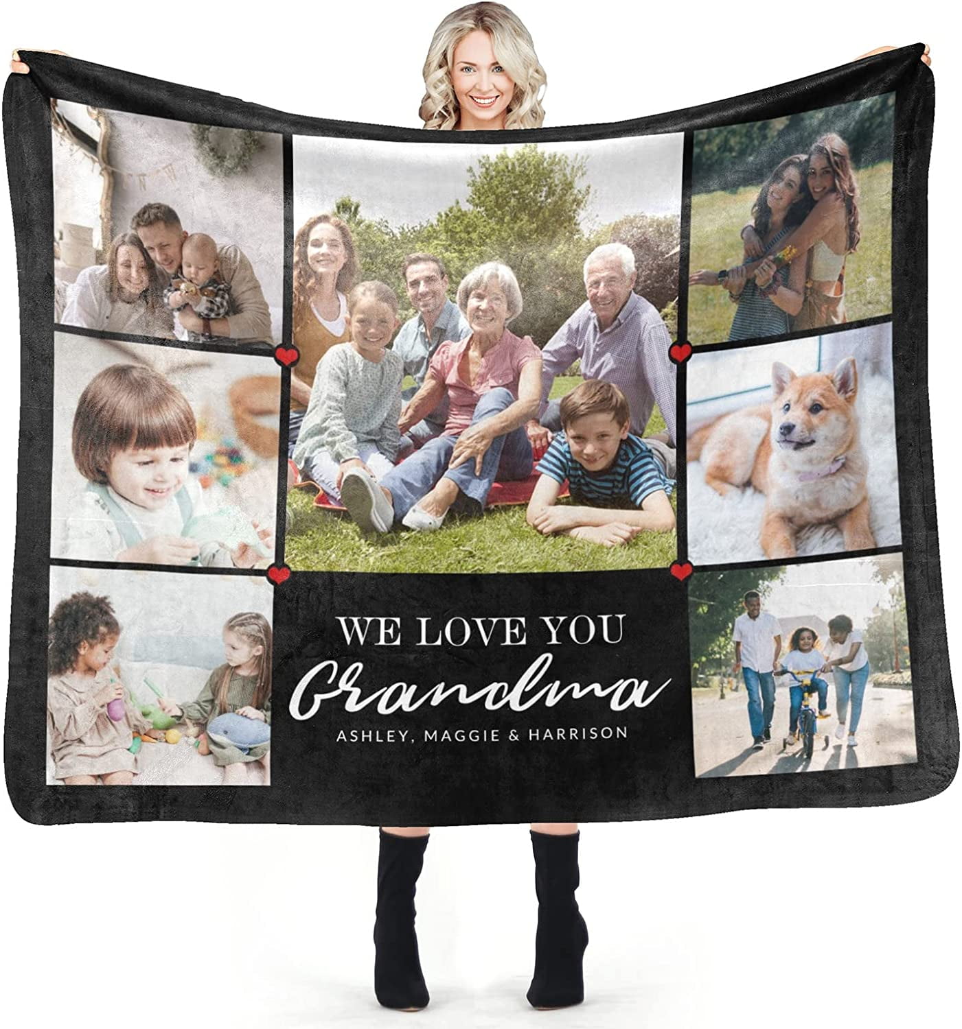 Custom Memorial Blankets with Photo Personalized in Loving Memory ...