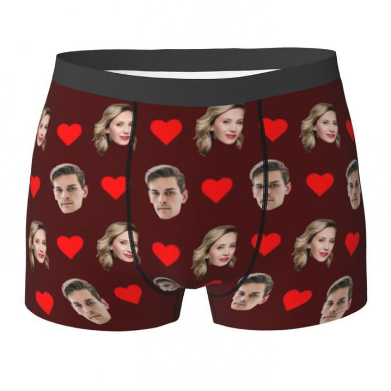 Custom Mens Boxer Briefs Personalized Underwear with Photo Picture ...