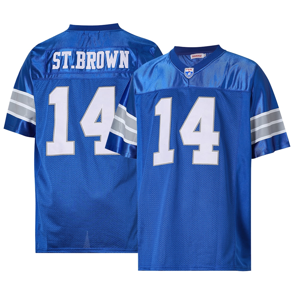 Custom Mens DT14BR Personalized Throwback Y2K Vintage Jersey T Shirt ...