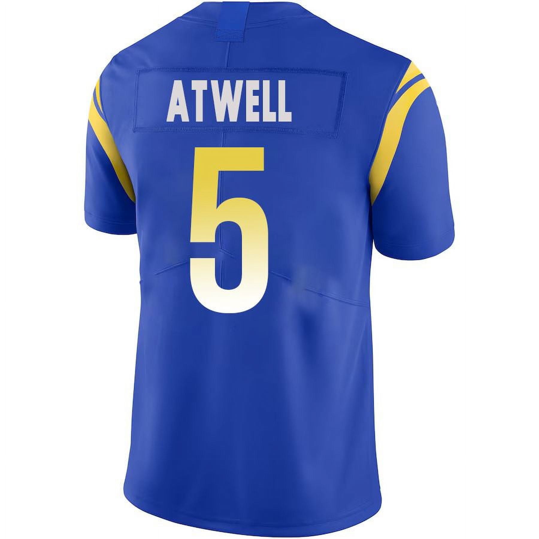 Custom Mens Short-Sleeved Tops Tutu Atwell 5 Royal Jersey Embroidered ...