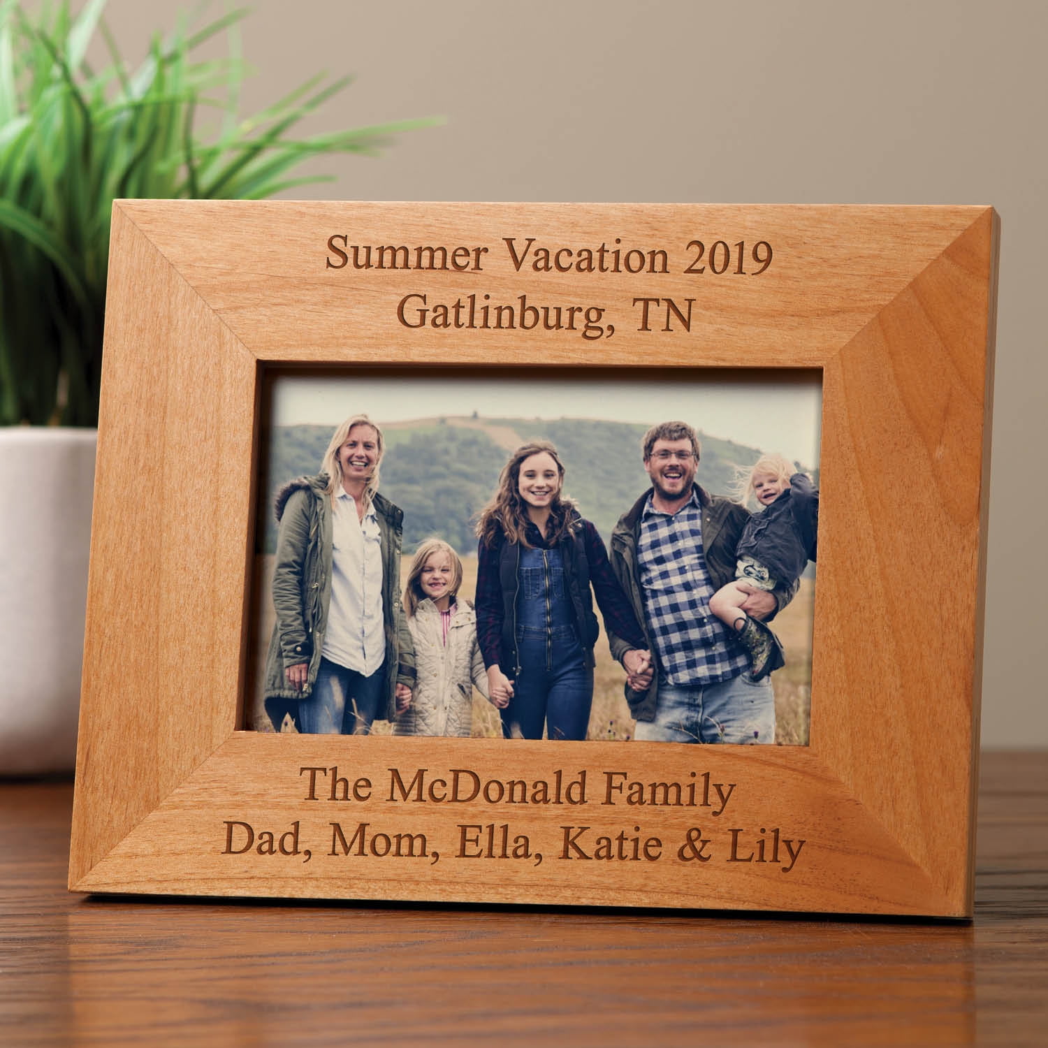 Custom Message Wood Picture Frame - Walmart.com
