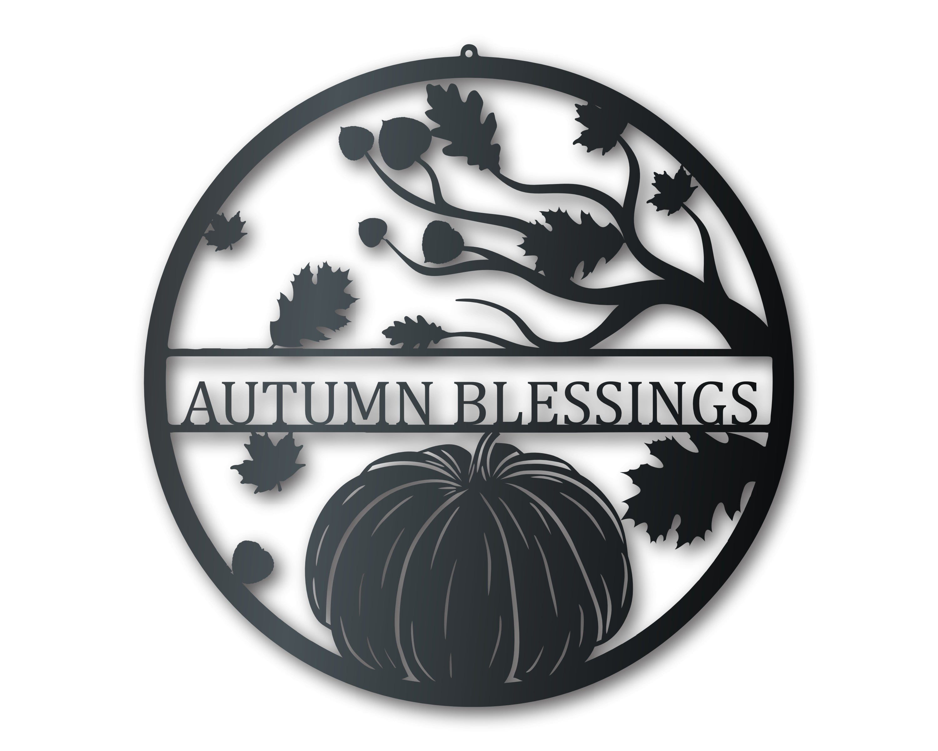 Custom Metal Autumn Day Wall Art | Indoor Outdoor | Up to 36" | Over 20 ...