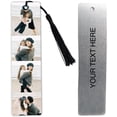 Custom Metal Bookmark with Personalized Photo and Text (4 Images ...