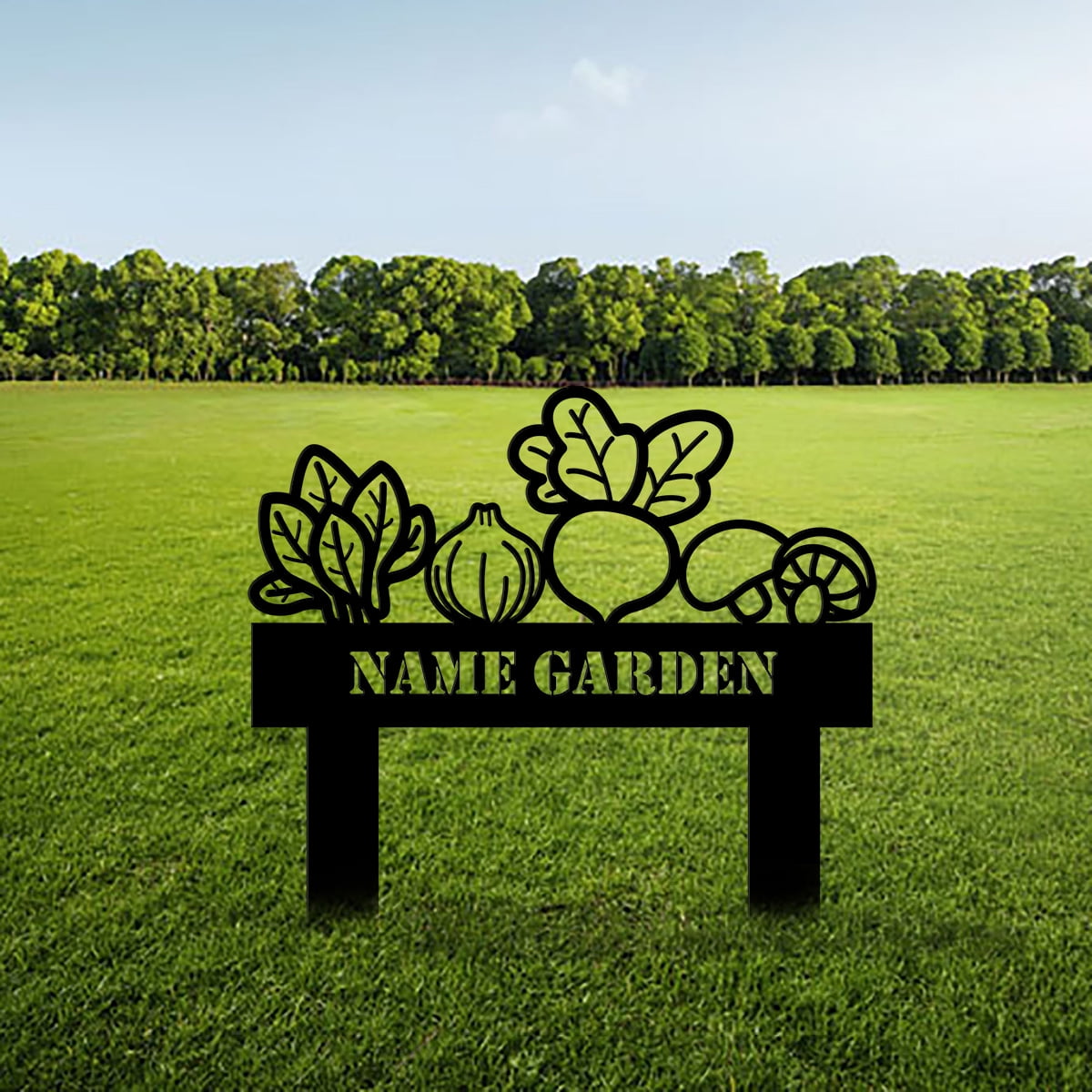 Custom Metal Campfire Sign with Stakes, Personalized Cabin Sign, Camp ...