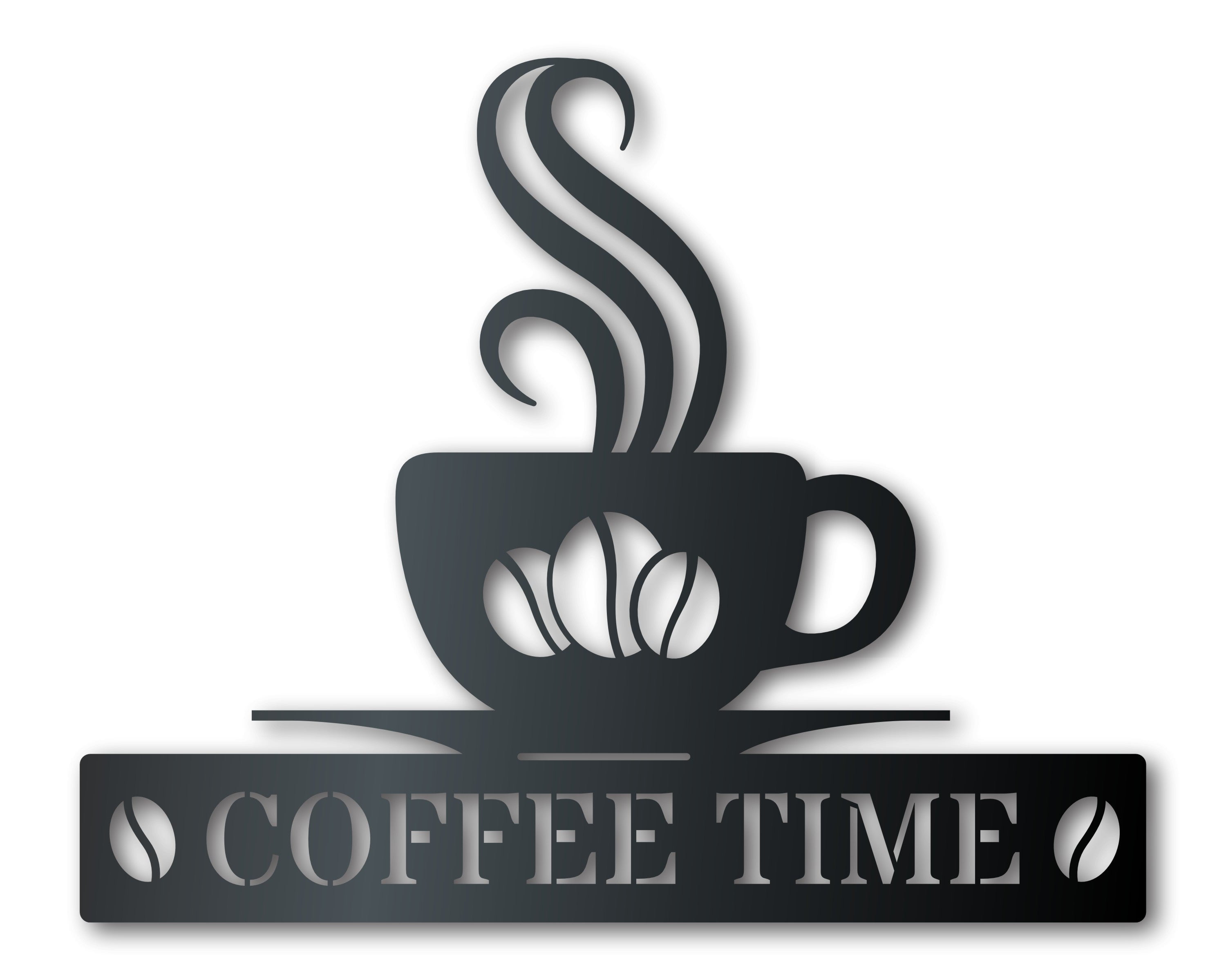Custom Metal Coffee Bean Wall Art 12 - Walmart.com