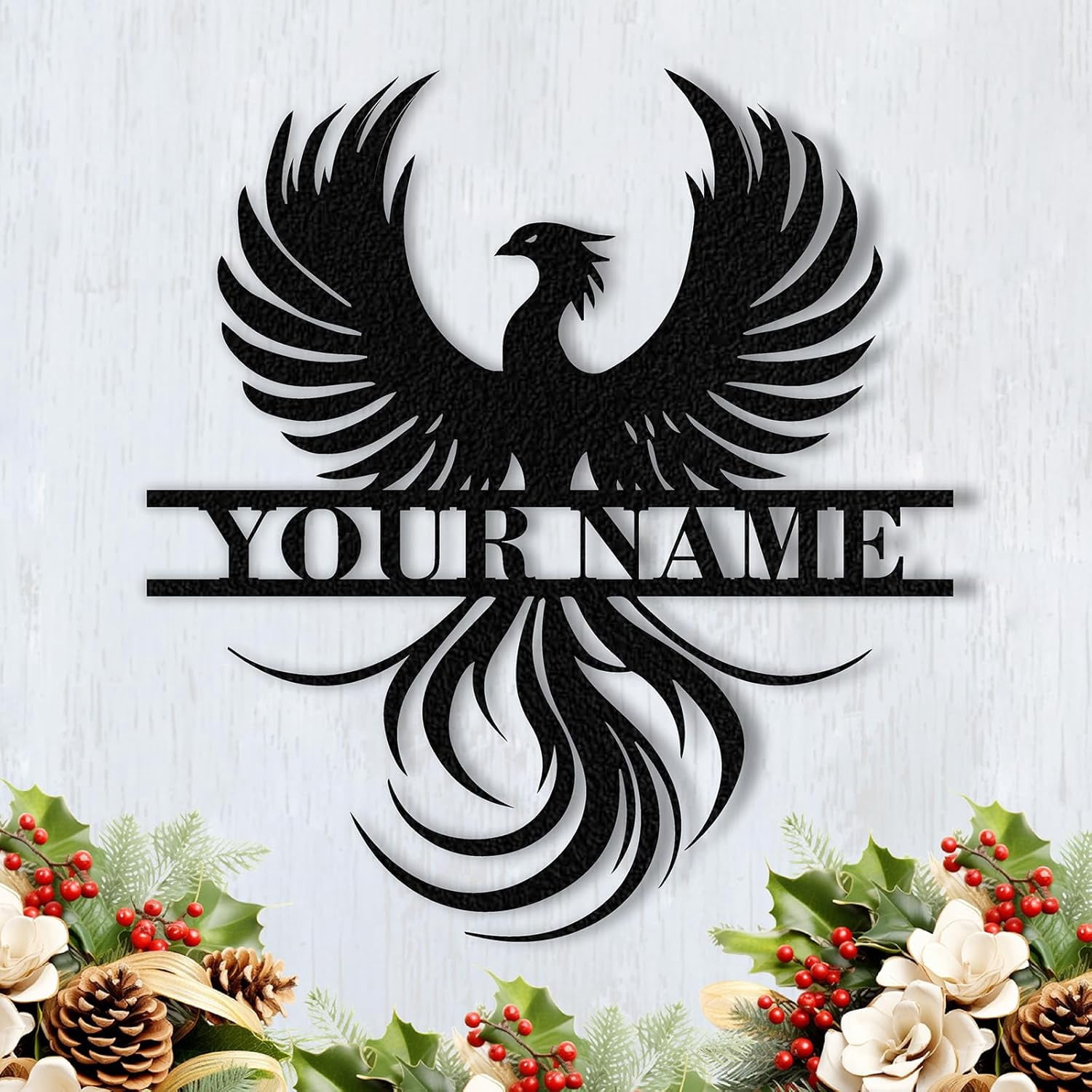 Custom Metal Dragon Sign - Personalized Dragons Metal Wall Art ...