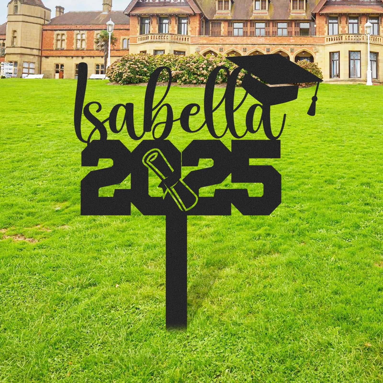 Custom Metal Graduation Yard Sign, Graduation Yard Signs Class of 2025 ...