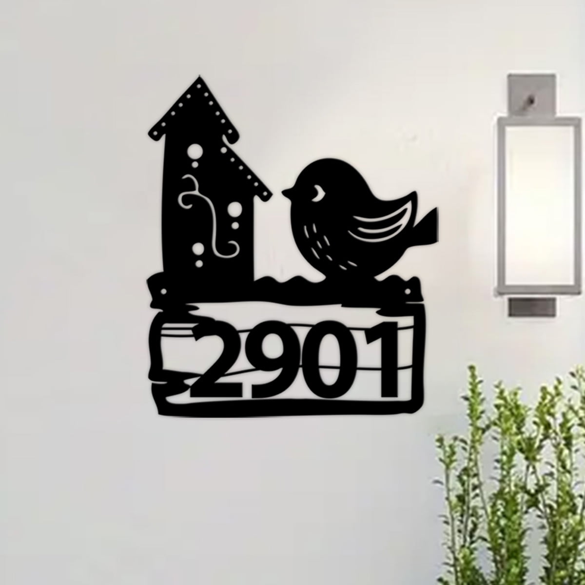Custom Metal House Number Sign, Address Numbers Sign, Address Wall Art ...