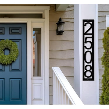 10 In. Textured Modern Font Individual House Number 2 - Walmart.com