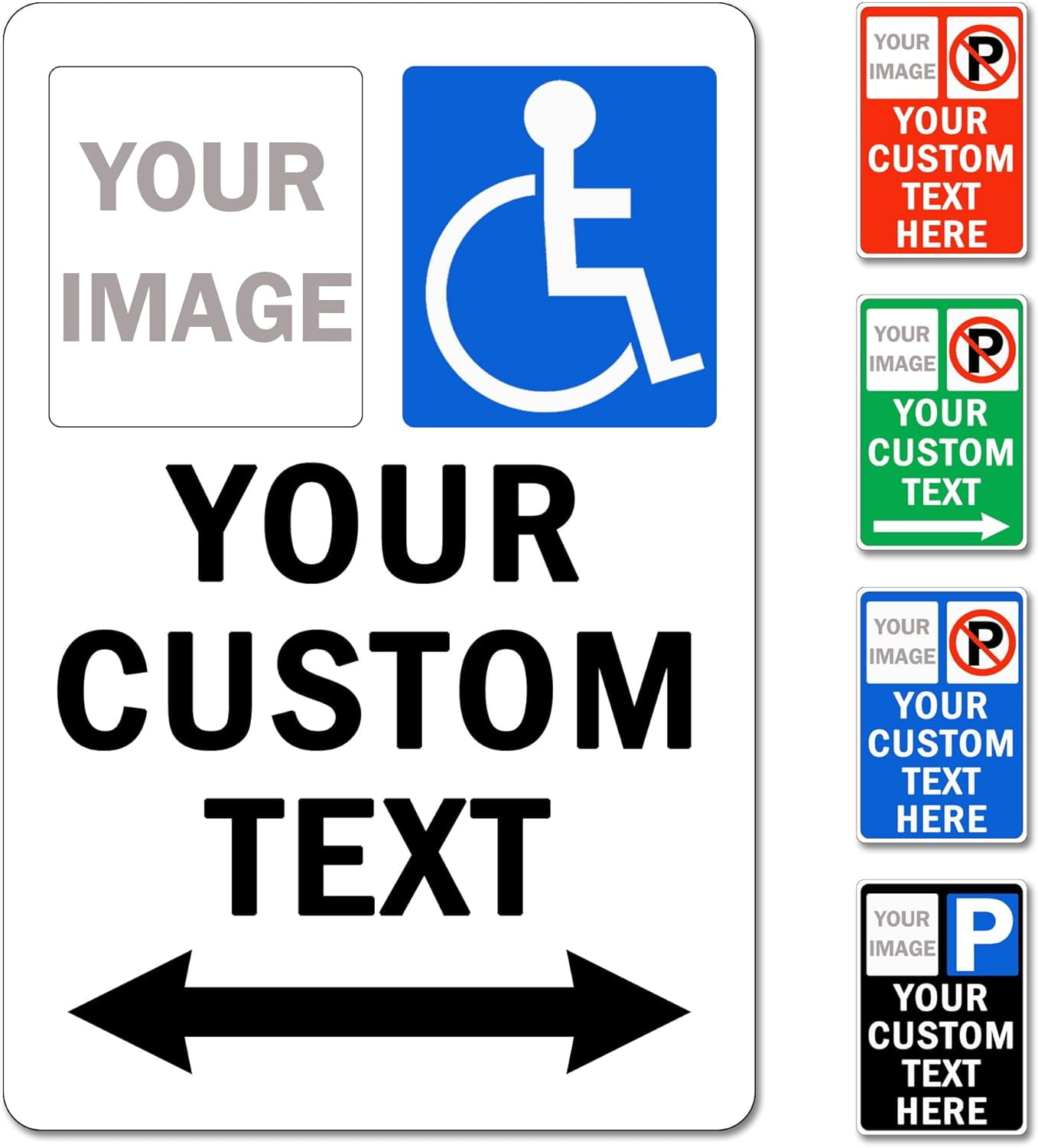 Custom Metal Parking Sign for Outside 20”x14”, Reserved Parking Sign ...