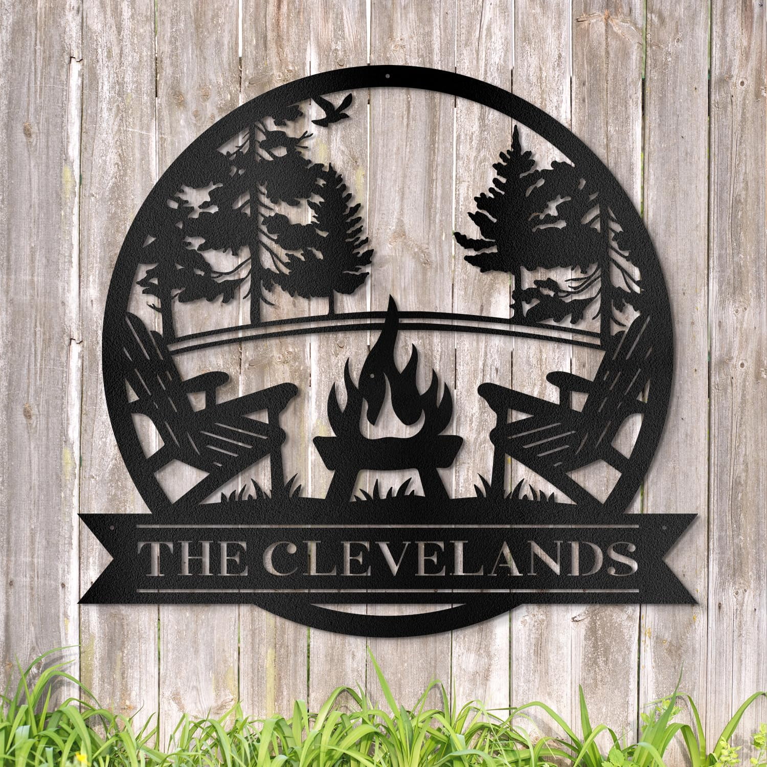 Custom Metal Signs Metal Name Sign Metal Wall Art Split Letter Monogram ...