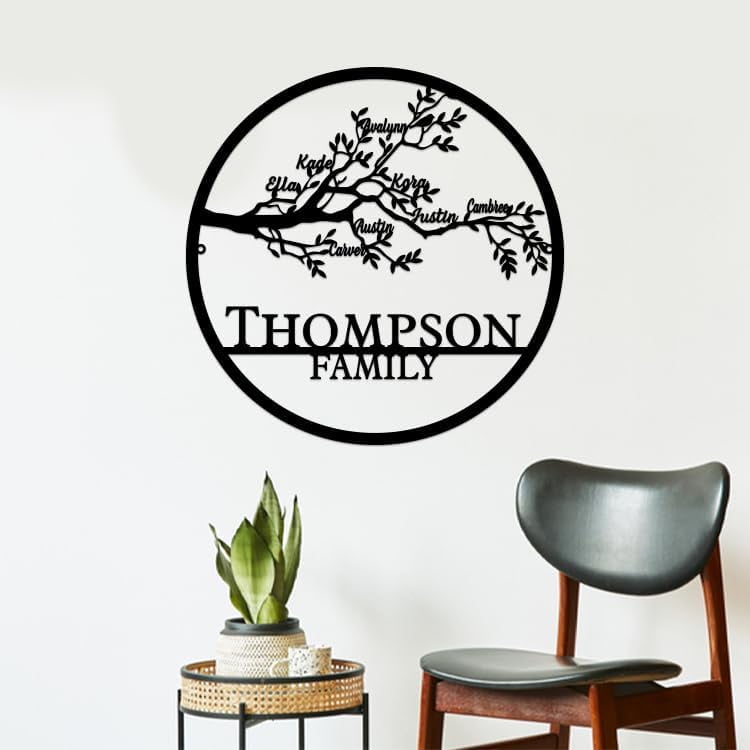 Custom Metal Signs | Personalized Monogram Name Sign | Outdoor Wall Art ...