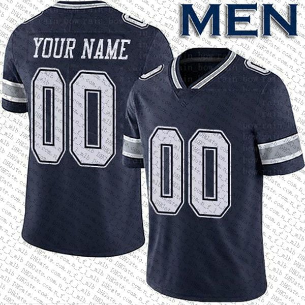 Custom Micah Parsons CeeDee Lamb Football Jersey Dak Prescott Trevon ...