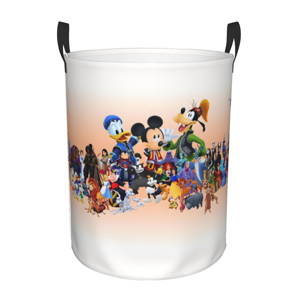 Custom Mickey Mouse Cartoon Laundry Hamper Large Storage Basket Kids ...