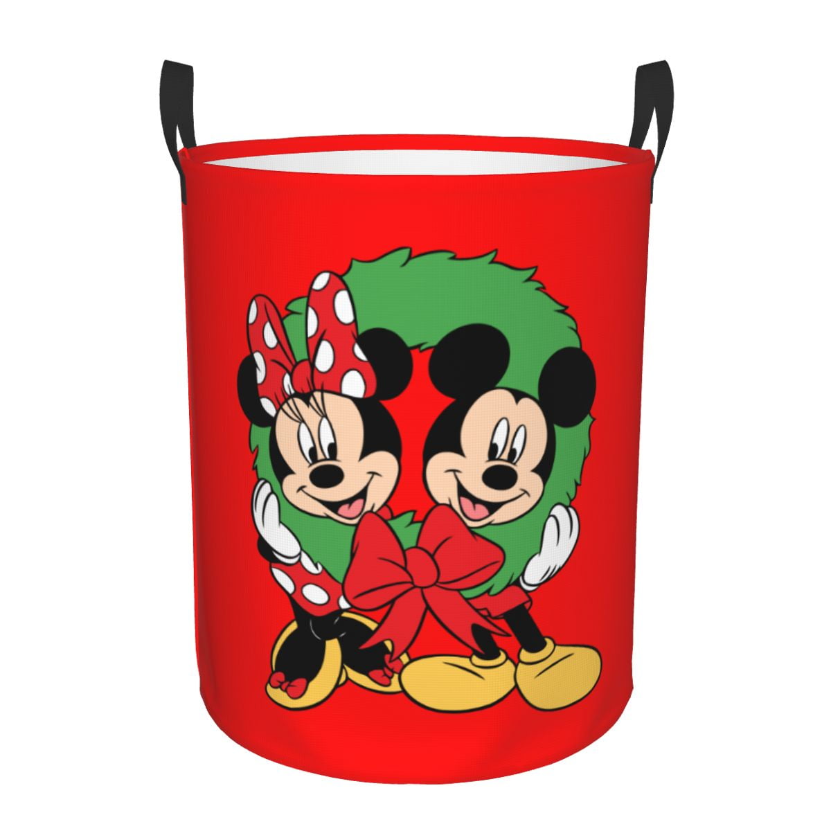 Custom Mickey Mouse Cartoon Laundry Hamper Large Storage Basket Kids ...