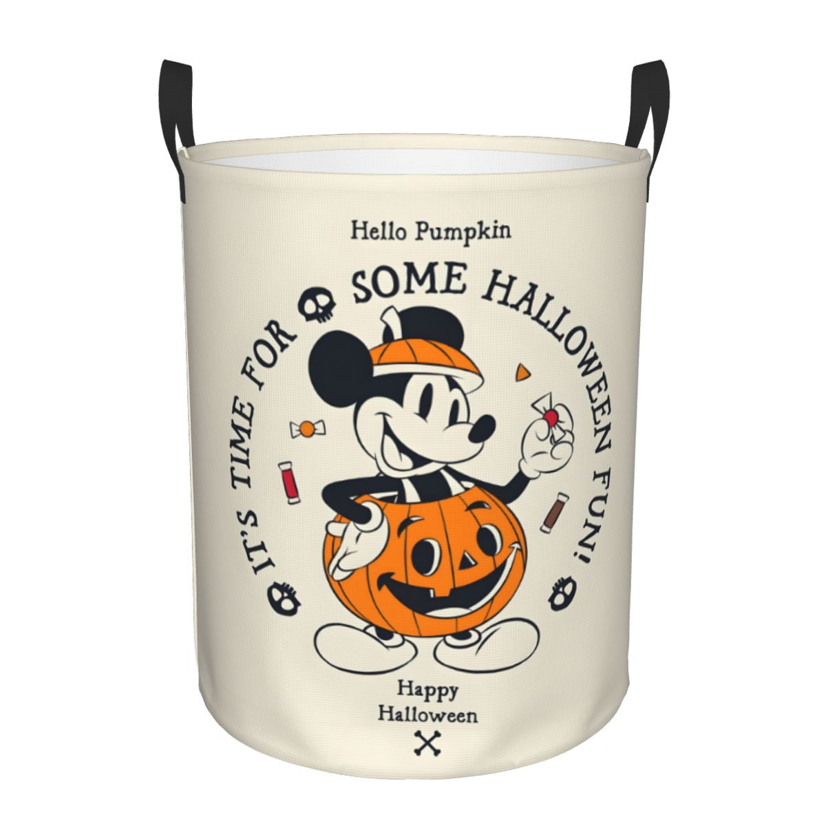 Custom Mickey Mouse Cartoon Laundry Hamper Large Storage Basket Kids ...